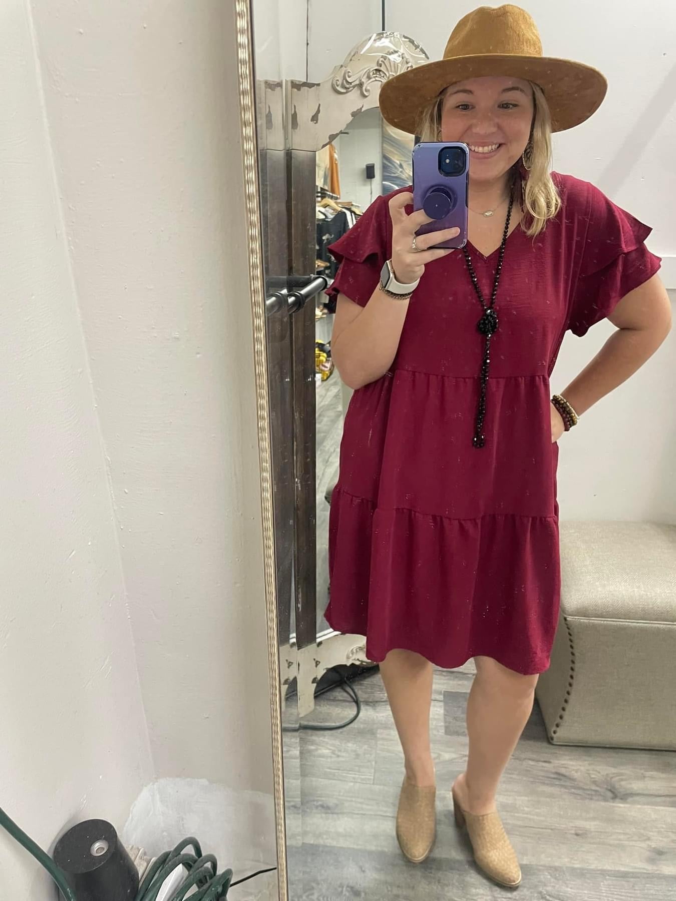 Red Apple Cider Dress- Plus* – BennysBoutique