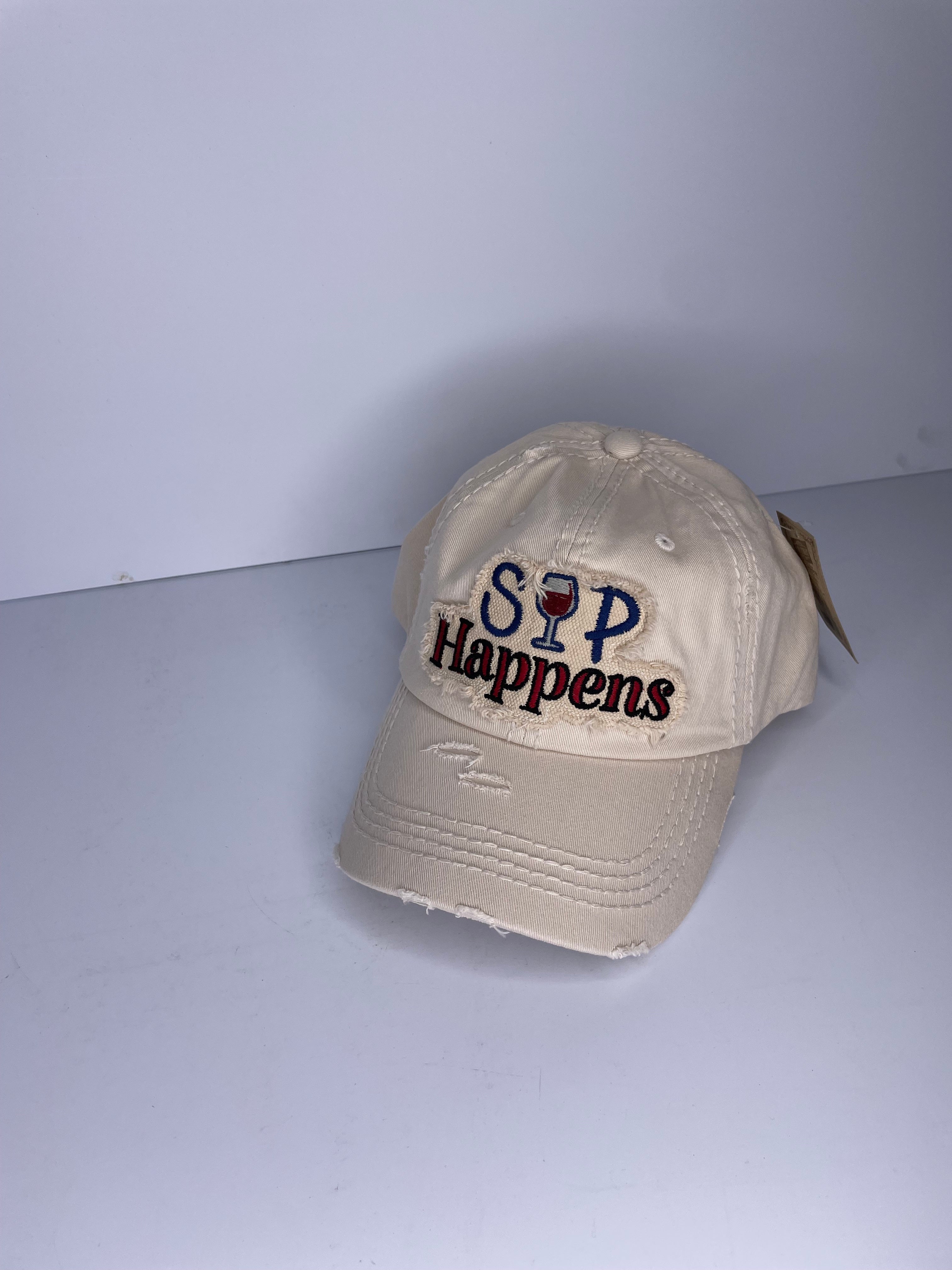 SIP HAPPENS HAT – BennysBoutique